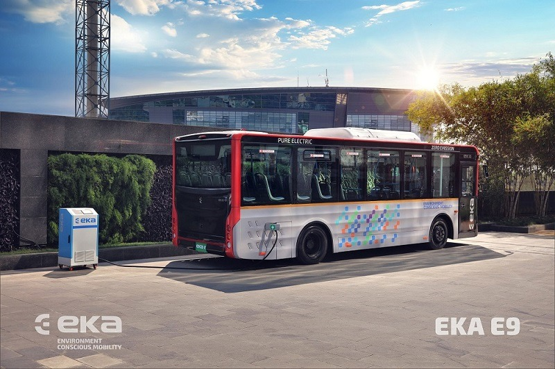 Commercial EV company, EKA unveils its first electric bus- EKA E9